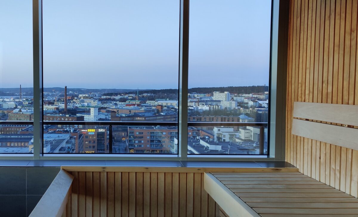 Tampellan Panoraamasauna - Saunatila Tampere - Happens.fi